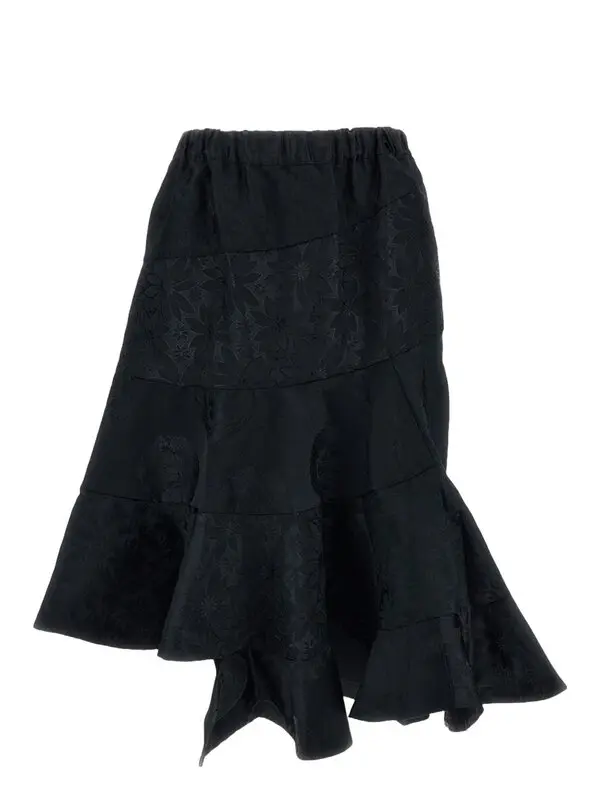 Comme Des Garçons Paneled Skirt - Black