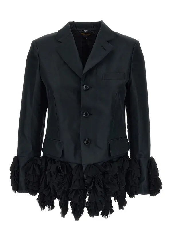 Comme Des Garçons Slim-fit Blazer - Black