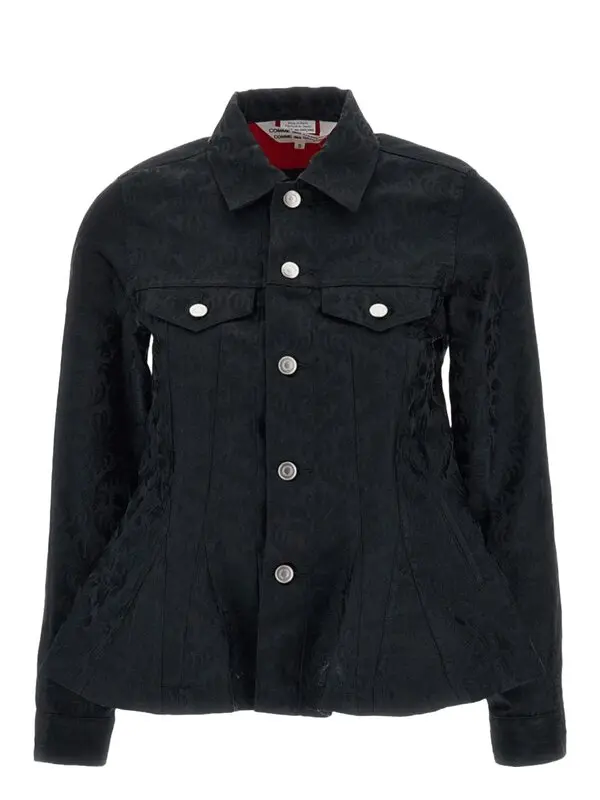 Comme Des Garçons Long-sleeve Casual Jacket - Black