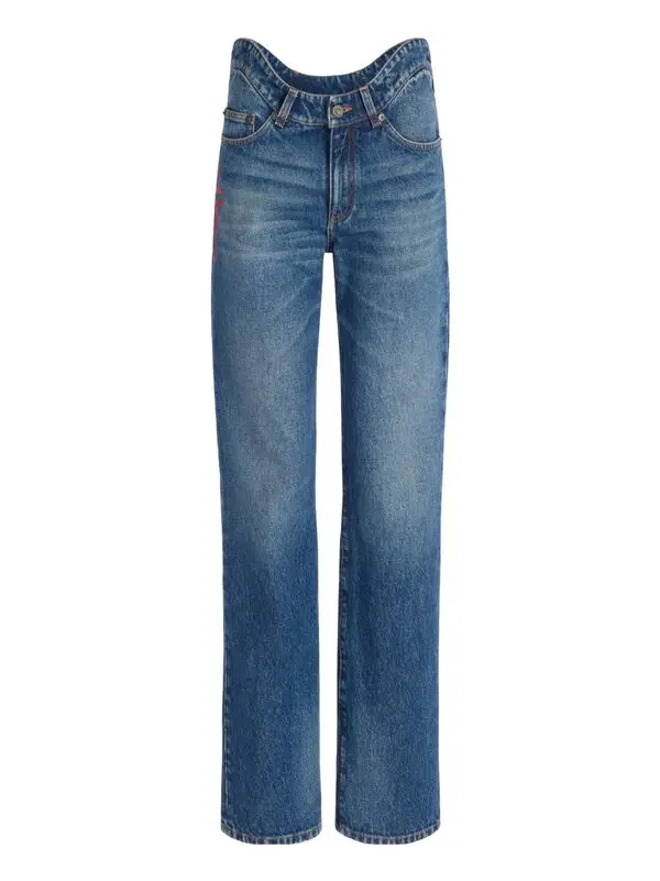 JEAN PAUL GAULTIER Curved-seam Jeans - No