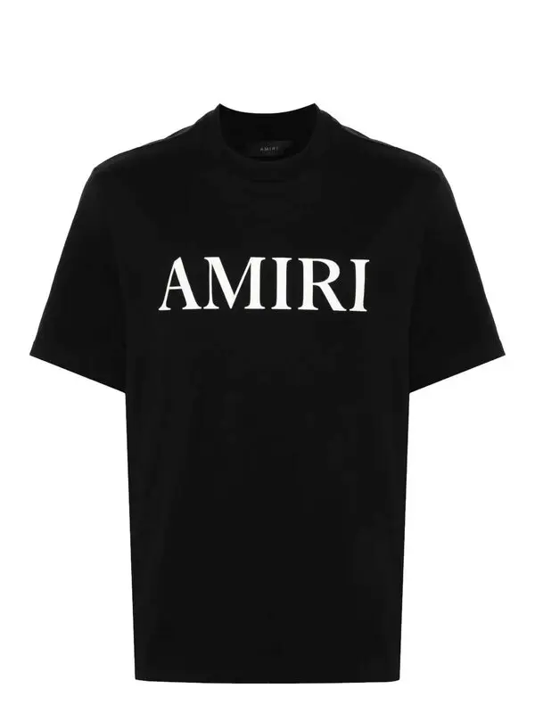 Amiri Rubberized Logo T-shirt - Black
