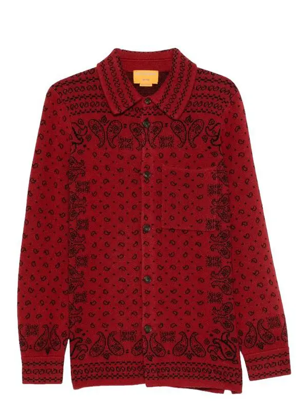 Guest In Residence Jackets Shirt Jackets - Red