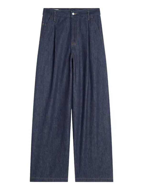 Dries Van Noten Pleated Jeans - Blue