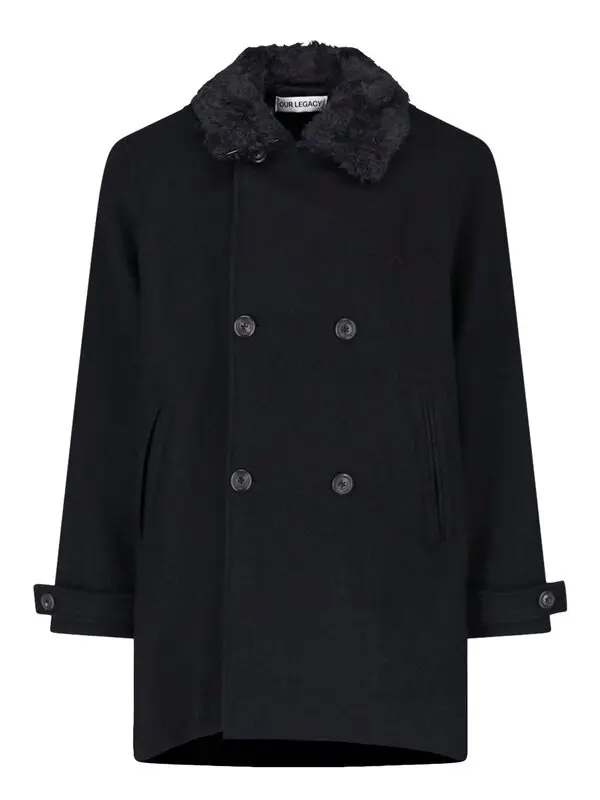 Our Legacy Stamped Wool Jacket - Black
