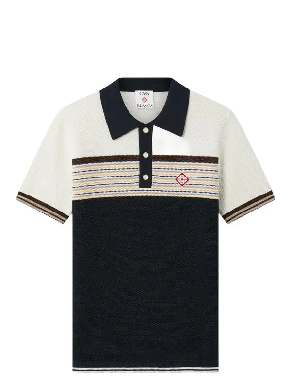 Casablanca Cotton-wool Blend T-shirt - Black