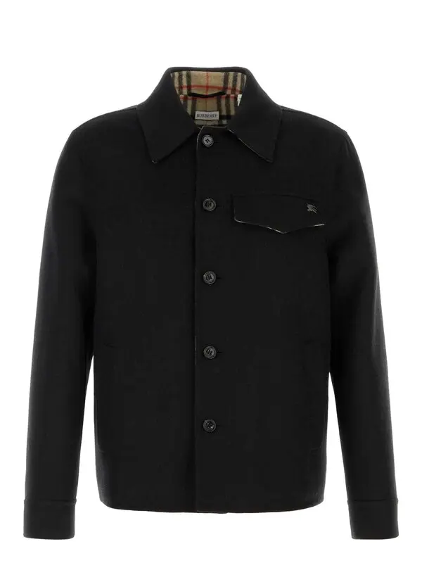 Burberry Wool Jacket - Black