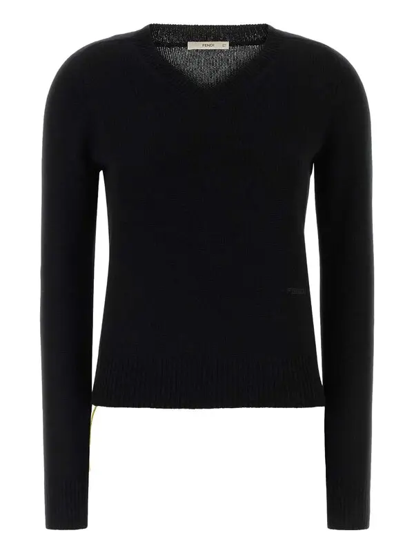 Fendi 100% Cashmere Sweater - Black
