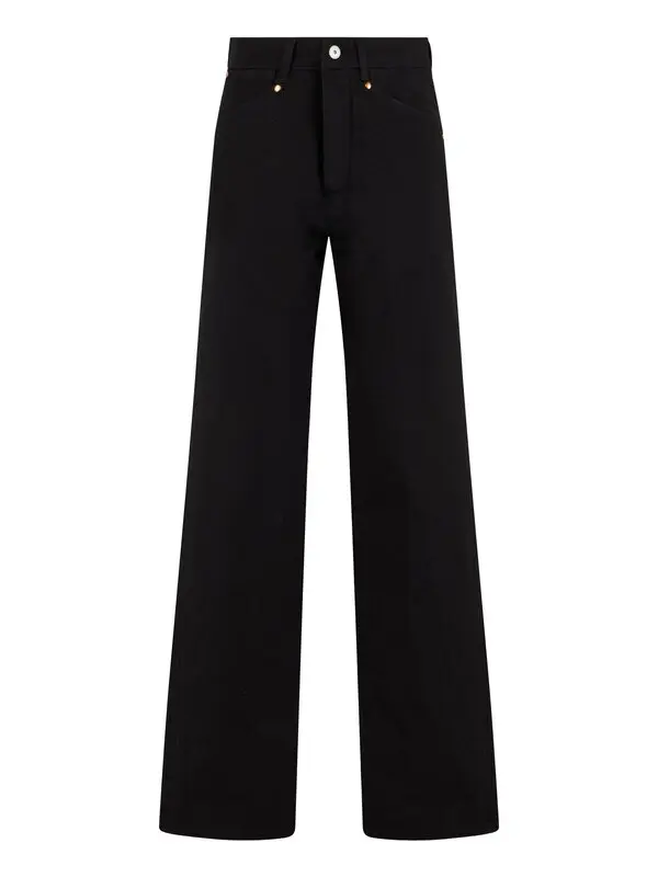 LEMAIRE Straight-leg 5-pocket Jeans - Black