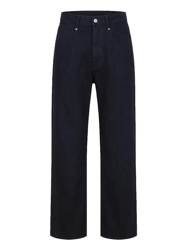 LEMAIRE Straight-leg 5-pocket Jeans - Black