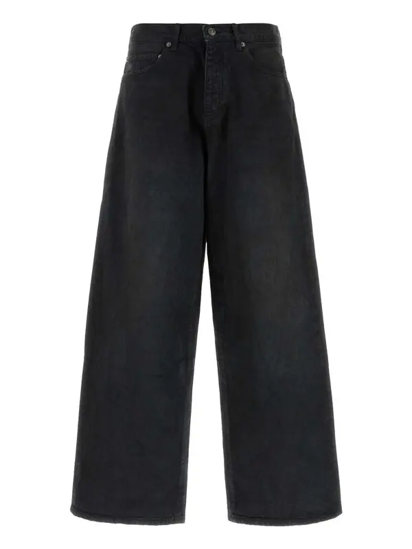 Balenciaga Wide-leg Jeans - Dbrownblk