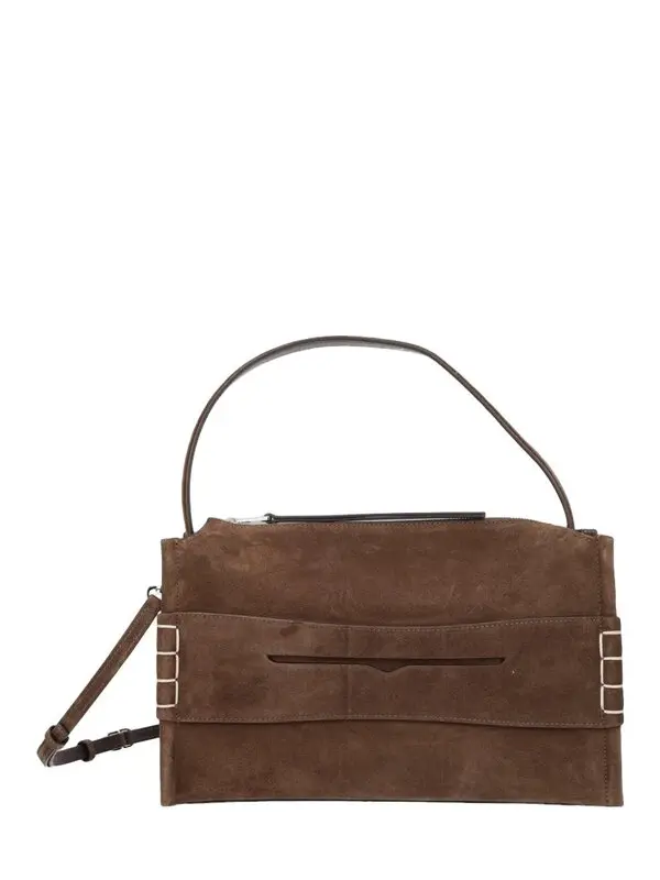 JW Anderson 100% Leather Shoulder Bag - Beige