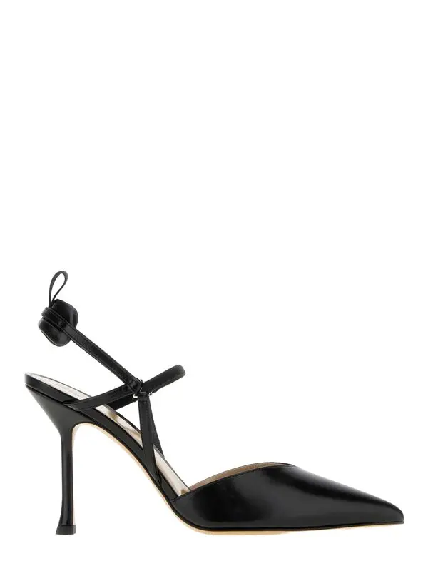 Fendi Leather Very Colibrì Pumps - Black