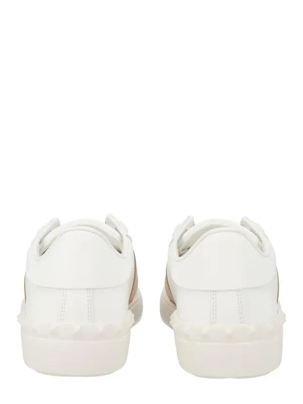 Valentino Garavani Leather Low-top Sneakers - Beige