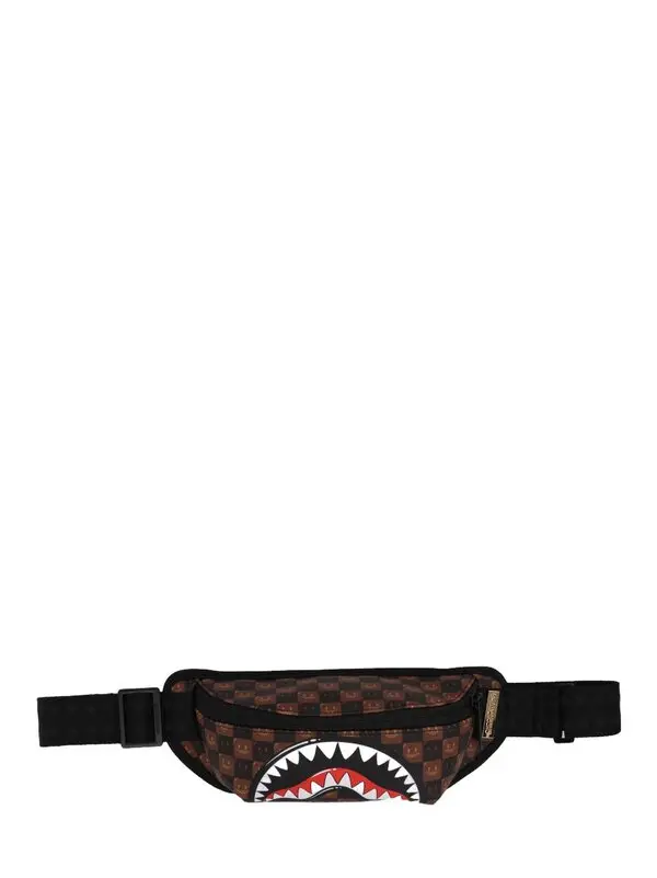 SPRAYGROUND Sharks Bubble Check Crossbody Belt Bag - Multicolour