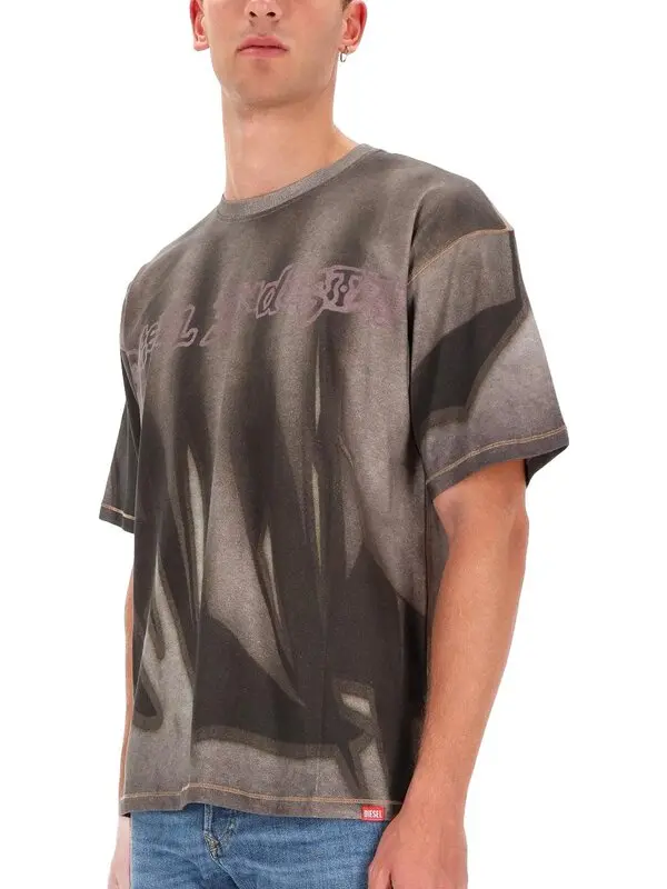 DIESEL® Graphic Oversized T-shirt - Grey