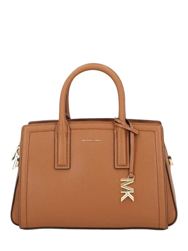 Michael Kors Laila Small Leather Mini Handbag, 18.4 Cm X 25.4 Cm X 11.4 Cm - Buff