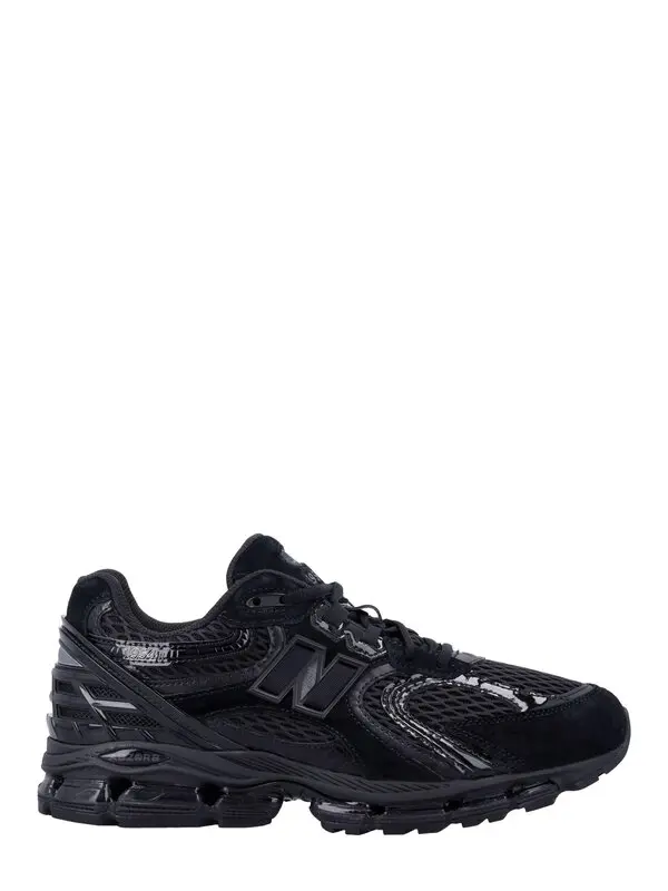 NEW BALANCE Pig Suede & Mesh Running-inspired Sneakers With Abzorb Cushioning - Nero