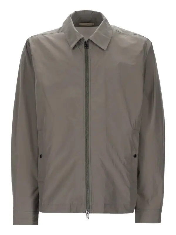 Woolrich Zip Front Shirt Jacket - Dove