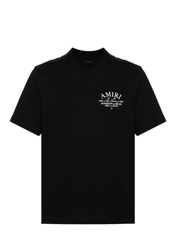 Amiri Arts District Logo-print Cotton T-shirt - Black