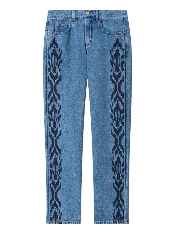 Isabel Marant Étoile Marant Lewys Jeans With Embroidery - Blue