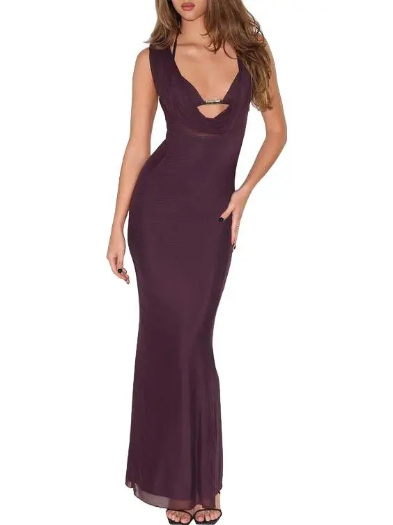 TIGER MIST Noemi Maxi Dress - Plum