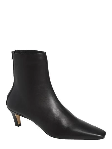 TOTEME Slant Heel Bootie - Black