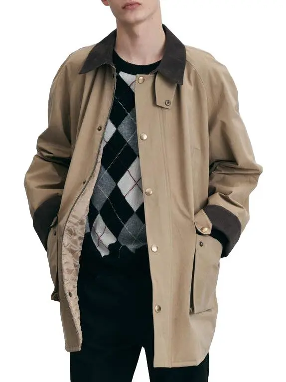 DUNST Gender Inclusive Waxed Cotton Hunting Jacket - Beige