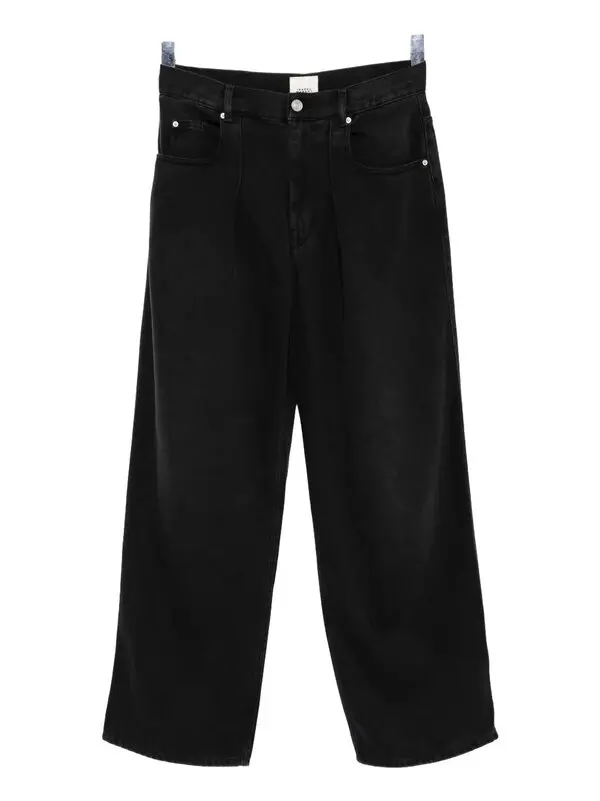 Isabel Marant Étoile Marant Faded-effect Jeans - Black