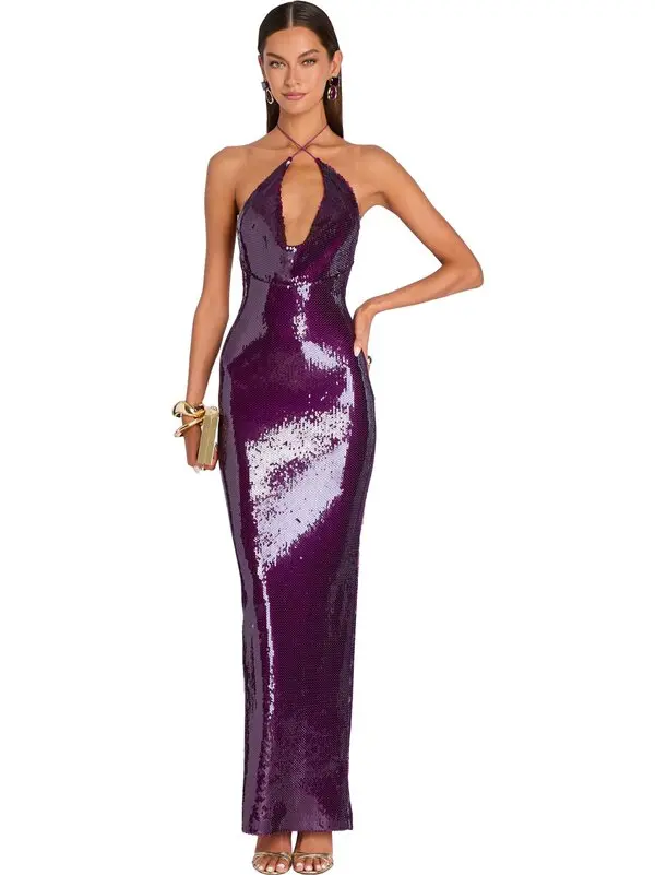 Retrofete Gardenia Sequin Dress - Violette