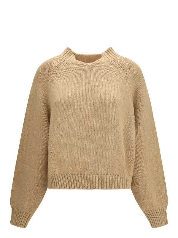 Khaite Cain Cashere Sweater Feale - Beige