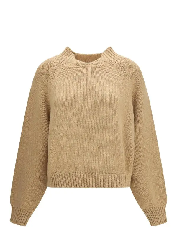 Khaite Cain Cashere Sweater Feale - Beige