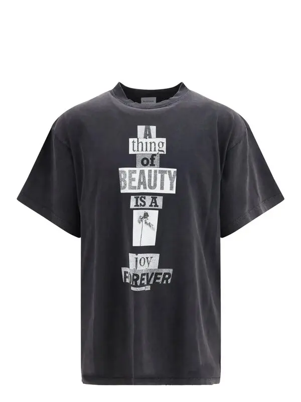 Balenciaga Gradient-print T-hirt - Grey