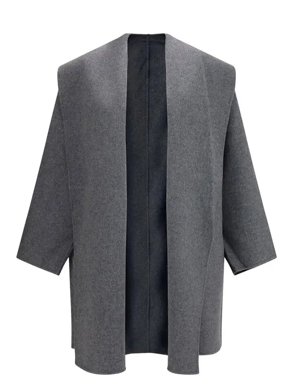 TOTEME Wool Hooded Coat Feale - Grey