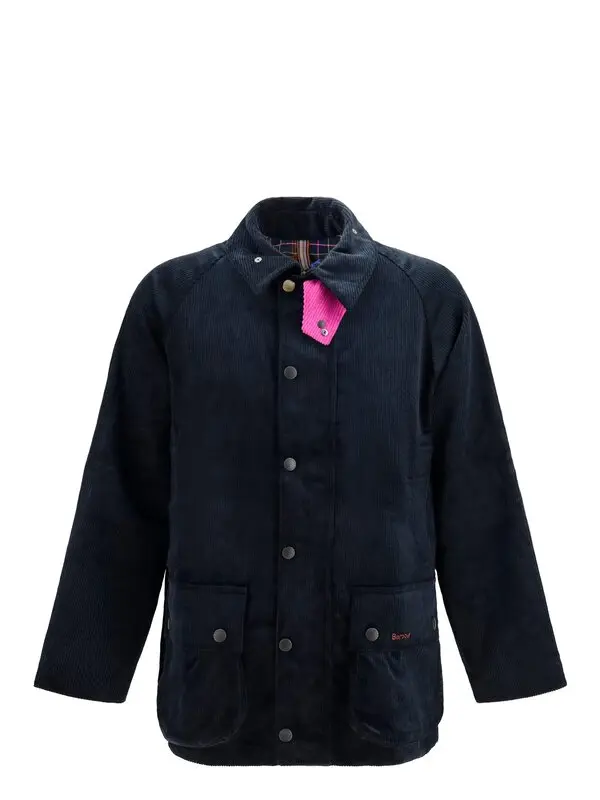 Barbour Waxed X Pau Smith Jacket Mae - Blue