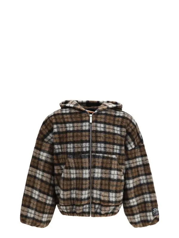 PDF CHANNEL Forte Oversized Hoodie Ale - Brown