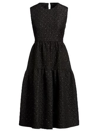 Maje Midi Dress Size Polyester - Black