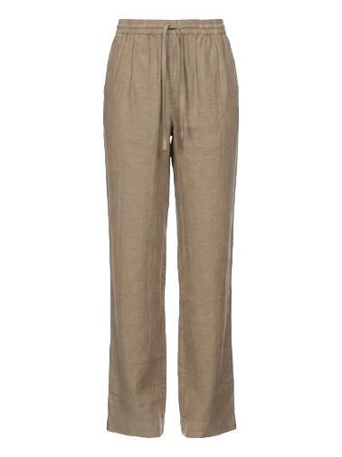 TRUSTED HANDWORK Pants Size Linen, Lyocell - Beige