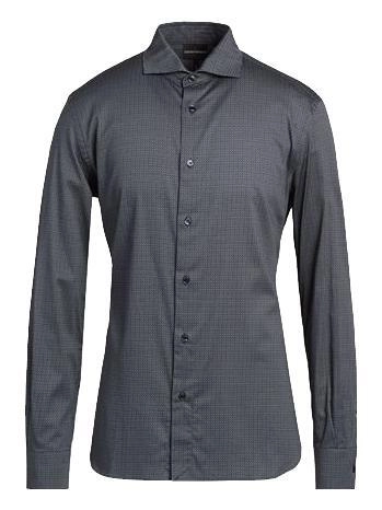 Emporio Armani Shirt Midnight Size Cotton, Elastane - Blue