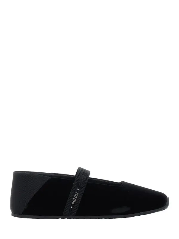 Fendi Ballerina Velluto - Multicolor