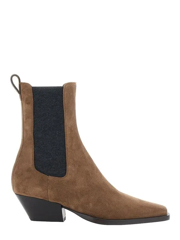 Brunello Cucinelli Ankle Boots With Heels - Multicolor