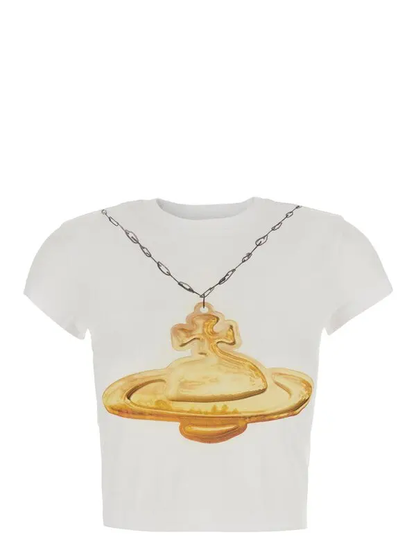 VIVIENNE WESTWOOD Gold Orb Baby Peru T-shirt - Multicolor