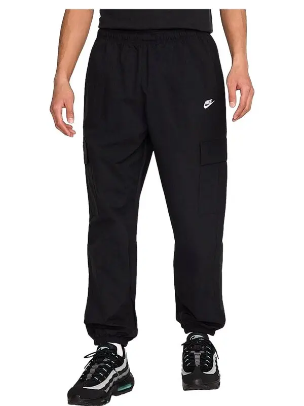 Nike Club Woven Cargo Trousers - Black