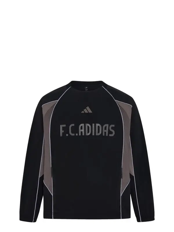 Adidas Tiro Football Warm Up Wear Inspired Track Sweatshirt Asia Sizing - Black
