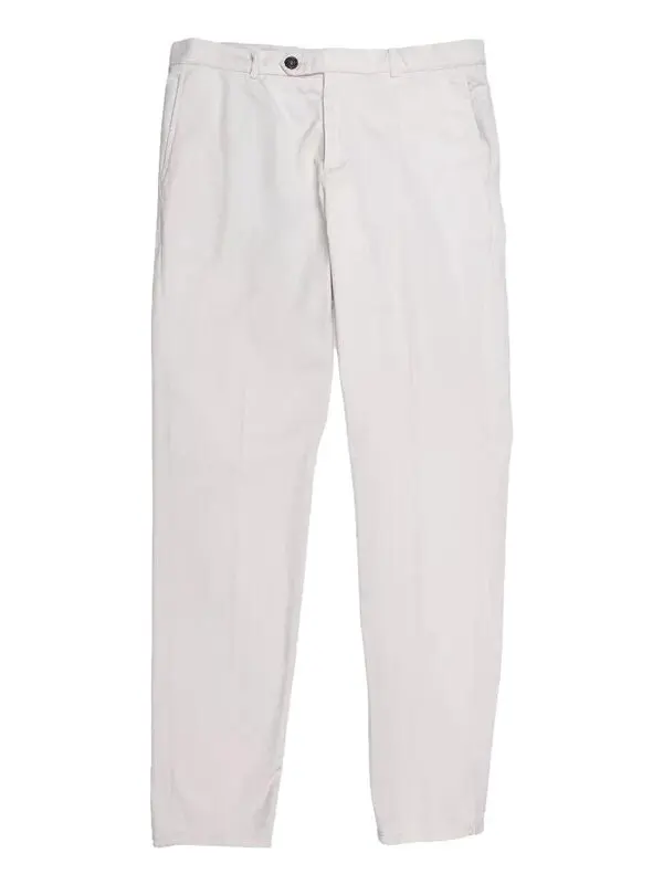 Brunello Cucinelli Belt-loop Straight-leg Trousers - Neutrals
