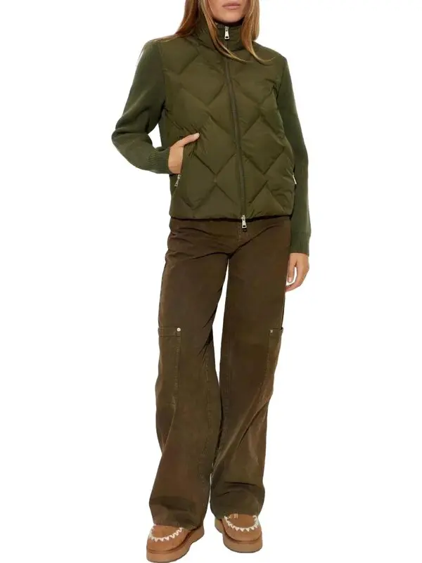 Moncler Logo-patch Cargo Pants - Brown