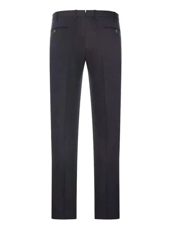 PT TORINO Pressed-crease Tailored Trousers - Grey