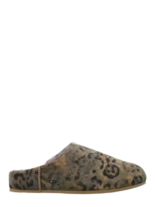 UGG Elea Spotted Leather Slippers - Neutrals