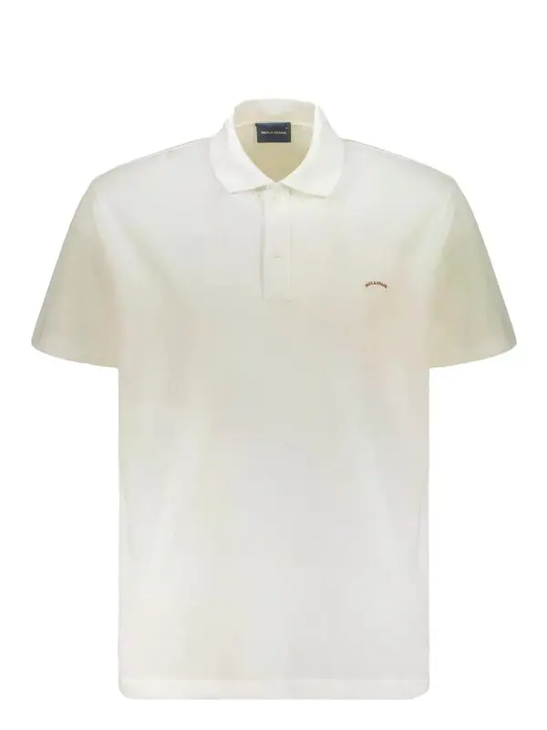 Paul & Shark Logo-embroidered Short-sleeve Polo Shirt - Neutrals