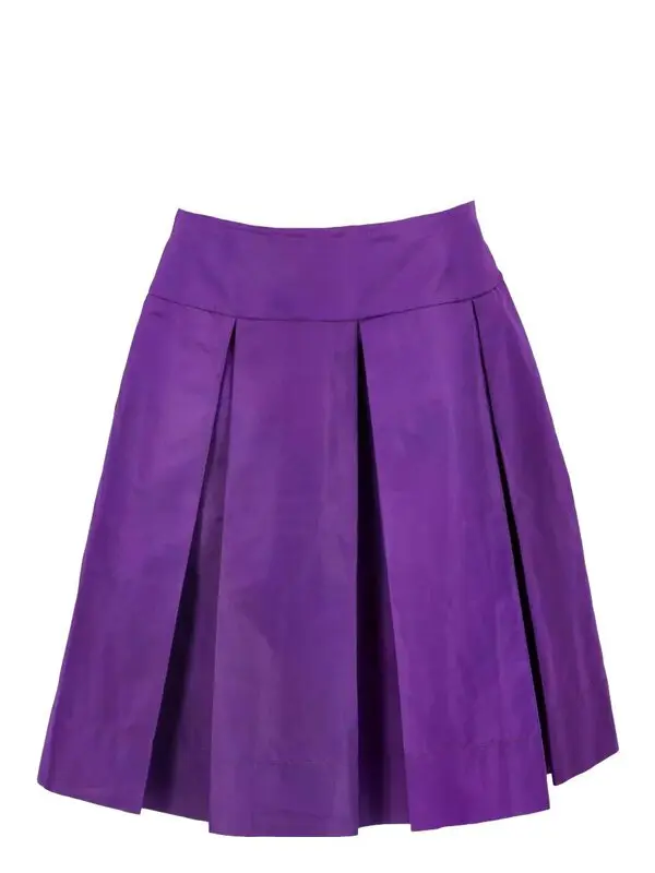 Prada Pleated Mini Skirt - Purple