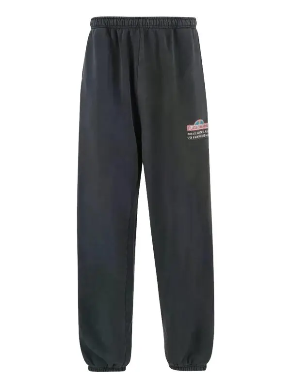WILLY CHAVARRIA Logo-print Track Pants - Black